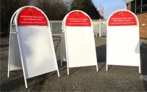 The Booster - Pavement Sign - Signs 4 Schools